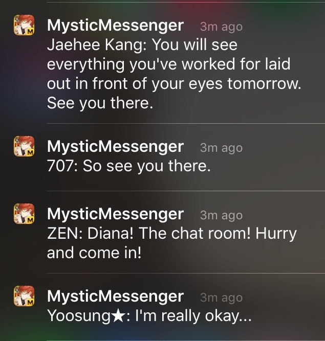 Mystic Messenger (iOS) – GameCola